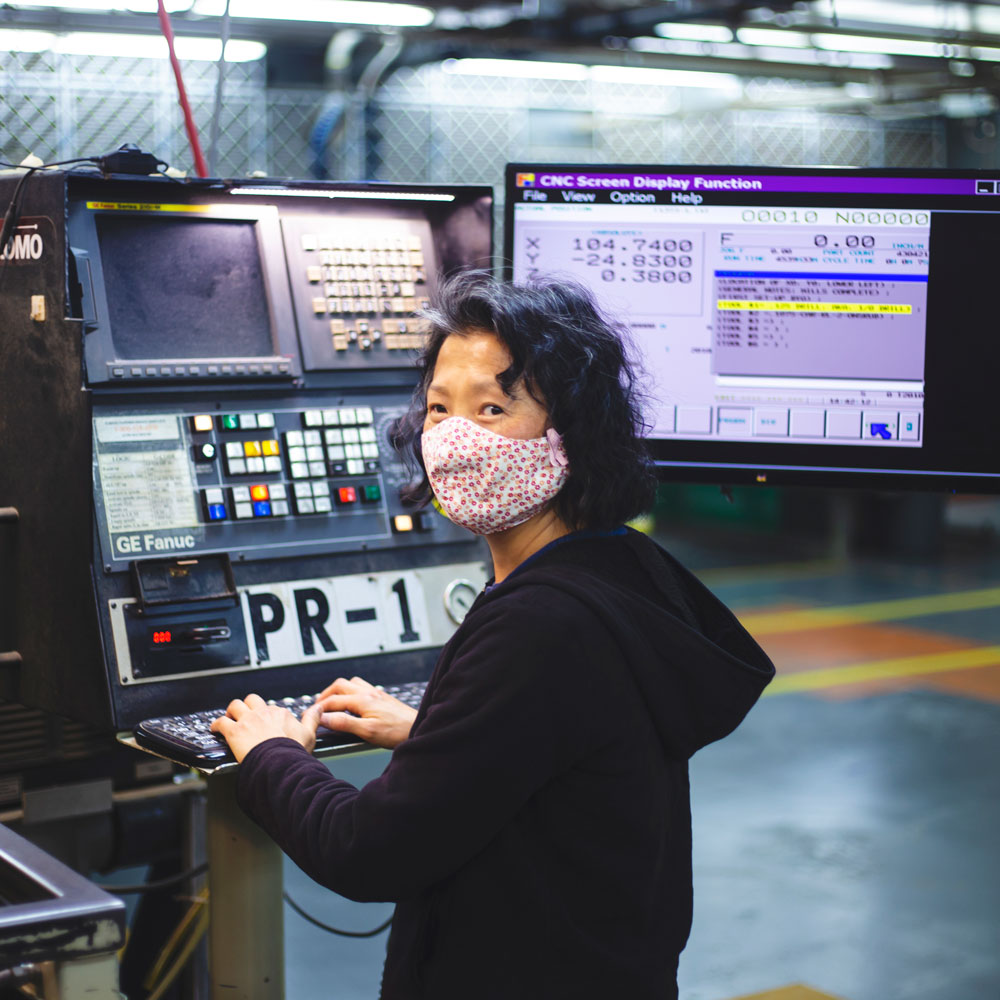 Mae Mullen Becomes First Female DeafBlind CNC Operator